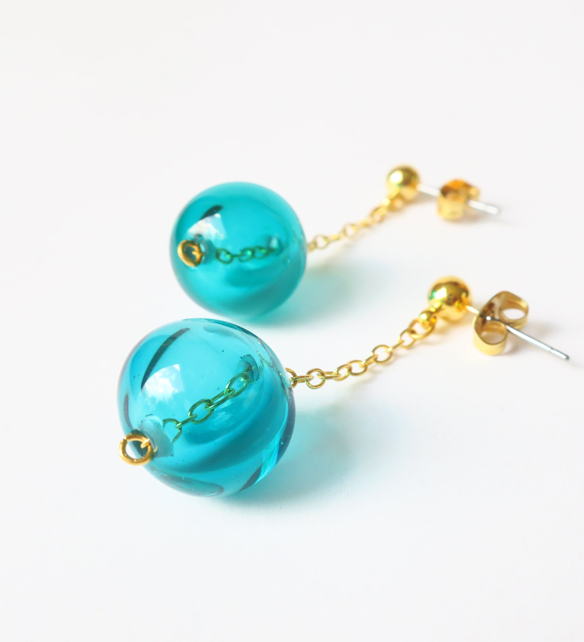 Aretes de cristal de murano – Makihara_glass